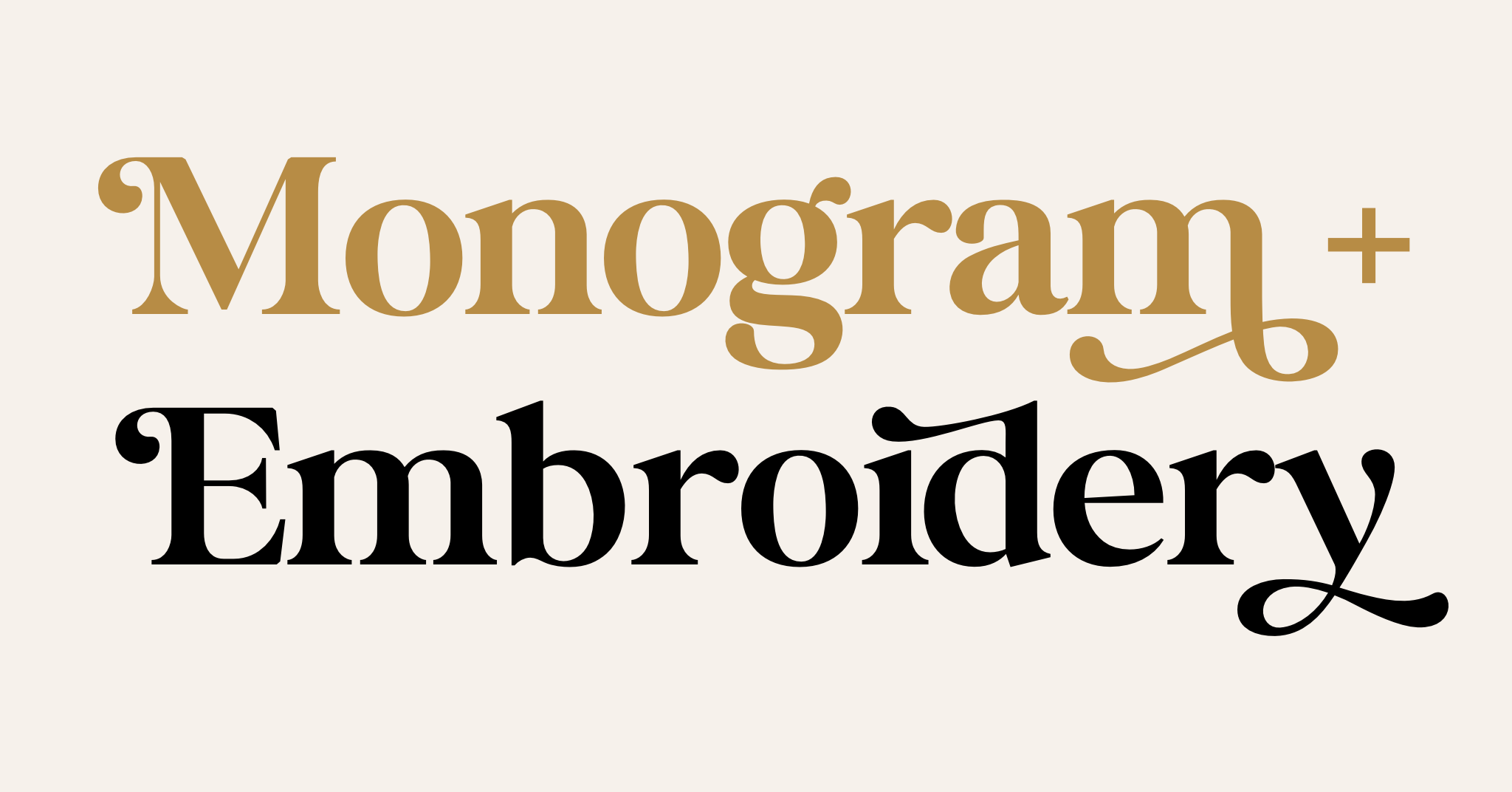 Monogram + Embroidery – Bayou Baby Children's Boutique